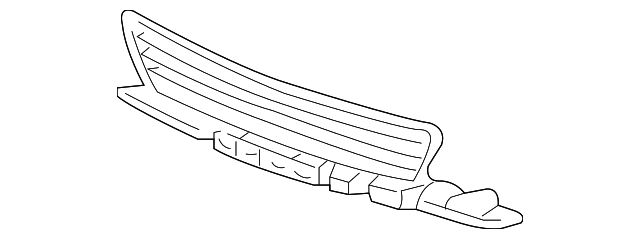 71107-SVA-A50 - Grille Front Bumper Center (Lower) - 2009-2011 Honda ...