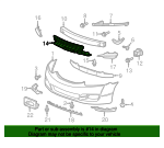 71107-SVA-A50 - Grille Front Bumper Center (Lower) - 2009-2011 Honda ...