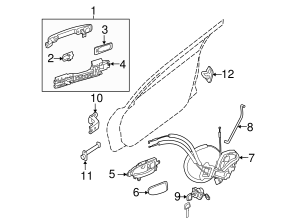 2007-2020 Nissan Cap - Passenger Side (RH) 80676-JA00A | TascaParts.com