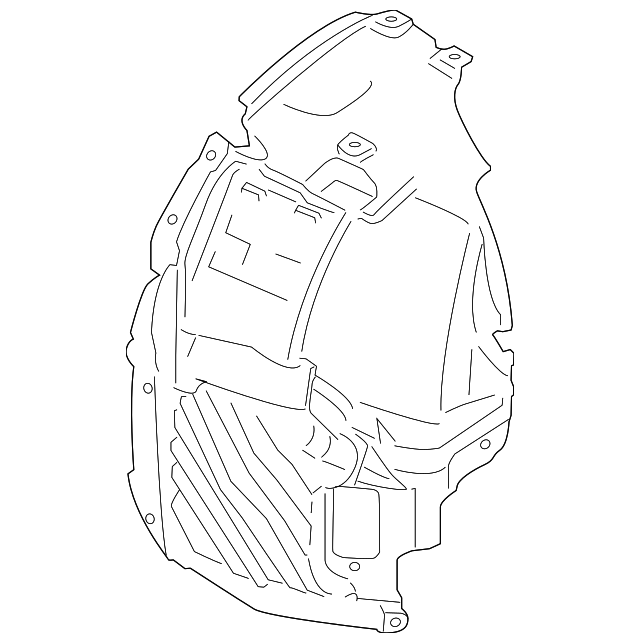 51718054279 - 2015-2020 BMW Cover Wheelhousing Front Sec 9100000F82 (51 ...