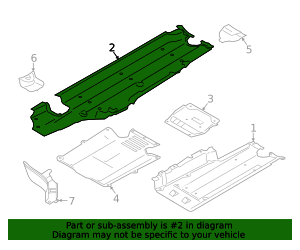 2016-2024 Porsche Macan Under-Body Shield 95B-825-205-F | Sunset ...