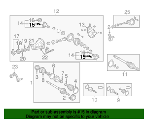 1996-2005 Toyota RAV4 Shaft Assembly Bolt 90114-10028 | Toyota Parts Center