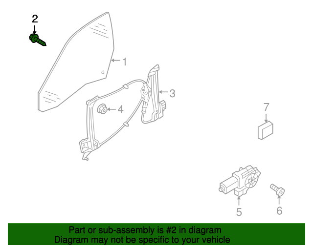 WHT-004-905 - Glass Bolt 2008-2023 Audi | Audi OEM Parts