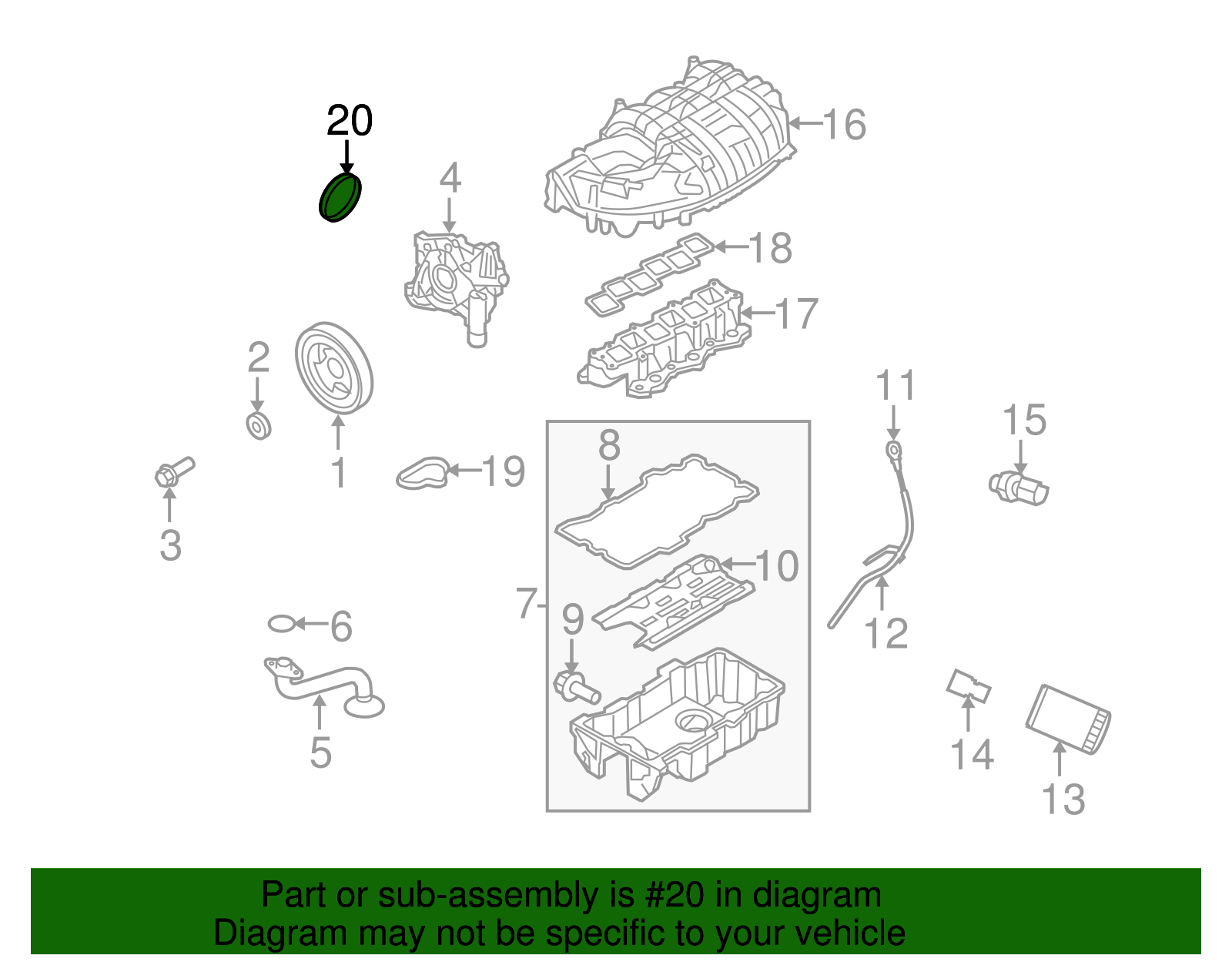 2009-2024 Ford Fuel Injection Throttle Body Mounting Gasket 9L8Z-9E936 ...