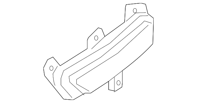 2019-2020 Buick Envision Rear Passenger Side Fascia Auxiliary Signal ...