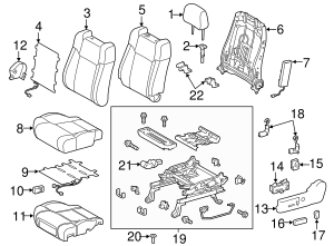 2014-2021 Toyota Tundra Seat Heater Control Module (Left, Right) 87501 ...