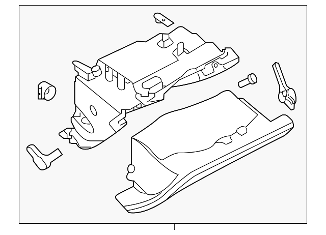 2017-2019 Infiniti QX30 Glove Box Assembly 68500-5DC0A | OEM Parts Online
