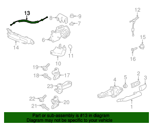2017-2020 Jaguar F-Pace Cable T4A10225 | JaguarParts.com