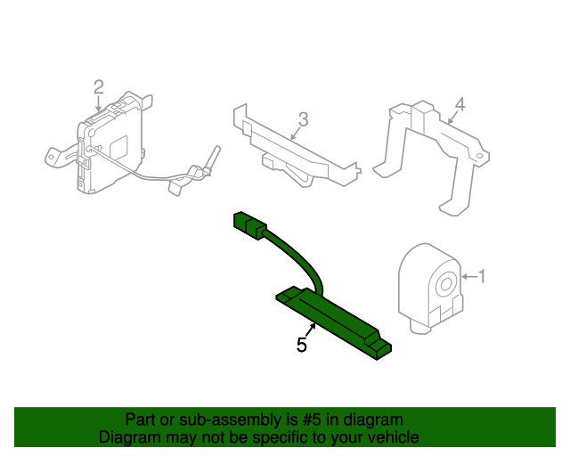 2011-2017 Kia OEM NEW 11-17 Kia Keyless Entry Antenna Assembly-Smartkey ...