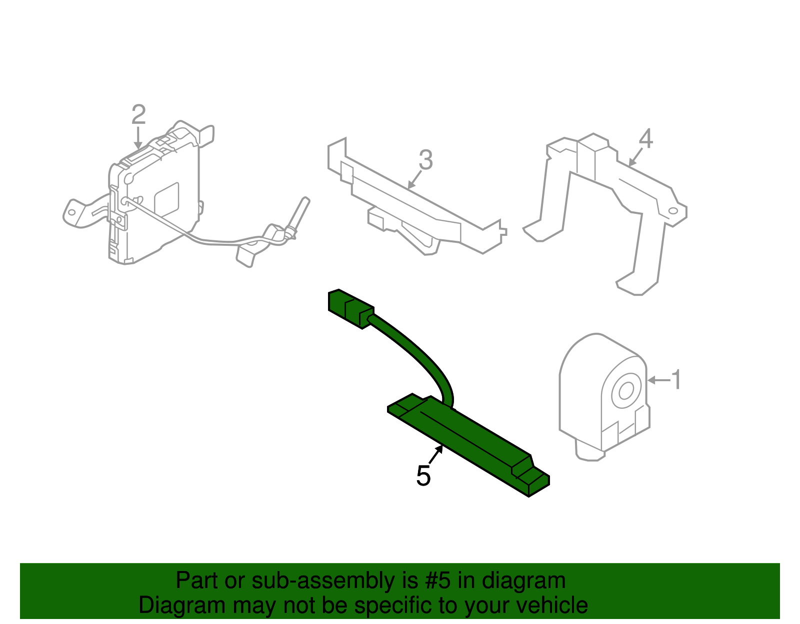 2011-2017 Kia Keyless Entry Antenna 95420-3K100 | TascaParts.com