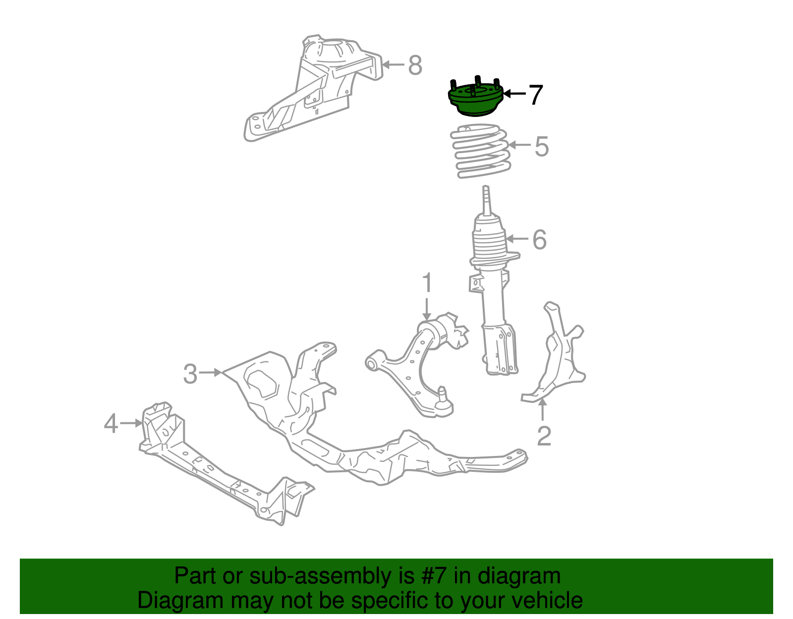 AR3Z-18183-A - Mount Bracket 2007-2014 Ford Mustang | Big 3 Auto Parts