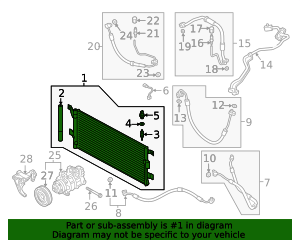 2018-2024 Audi A/C Condenser 80A-816-411-N | Audi USA Parts