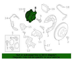 31208098973 - 2020-2022 BMW Hub & Bearing (31-20-8-098-973) | BMW of ...