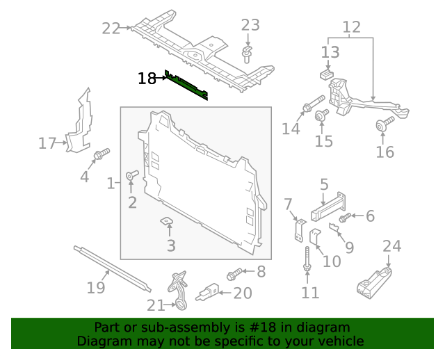 4M8-121-285 - Upper Duct 2019-2023 Audi Q8 | Audi OEM Parts