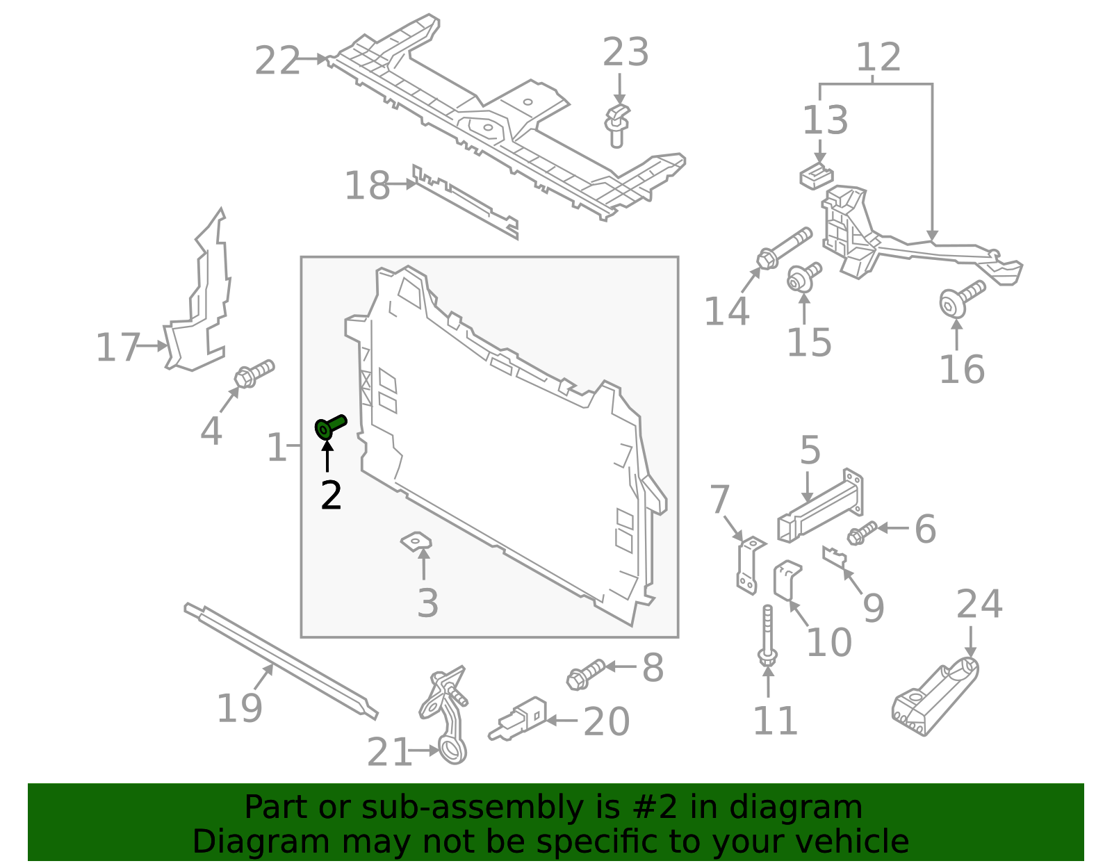 Genuine Audi WHT-002-535 | Radiator Support Nut | FREE Shipping on Most ...