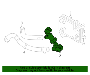 25630-L0010 - Automatic Transmission Oil Cooler Control Valve 2021-2025 ...