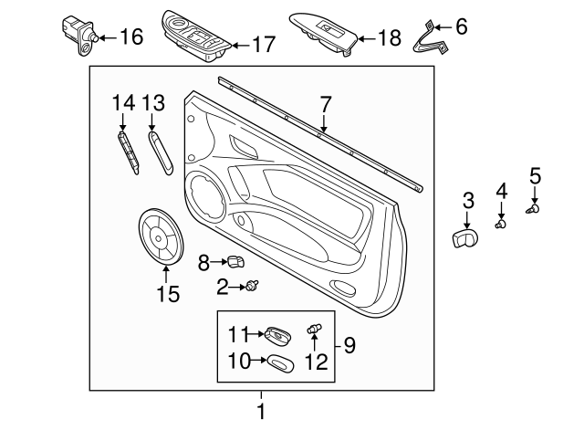 2003-2008 Hyundai Tiburon Lamp Assembly 92640-2C000 | QuirkParts