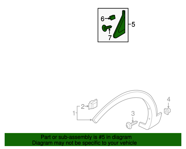2016-2020 Kia Sorento OEM NEW 2016-20 Kia Sorento Passenger Side Fender ...