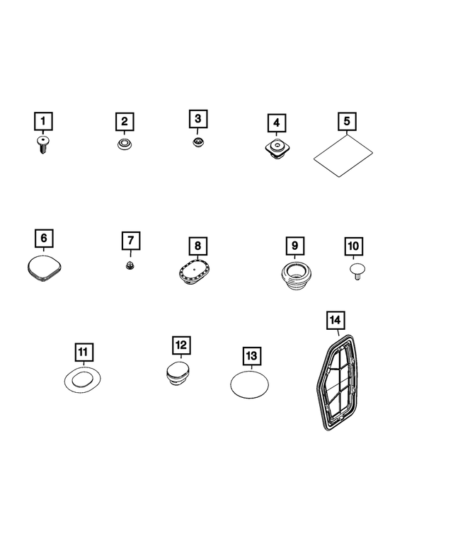 2015-2025 Mopar Blocker Foam, Right 68258864AA | Mopar eStore