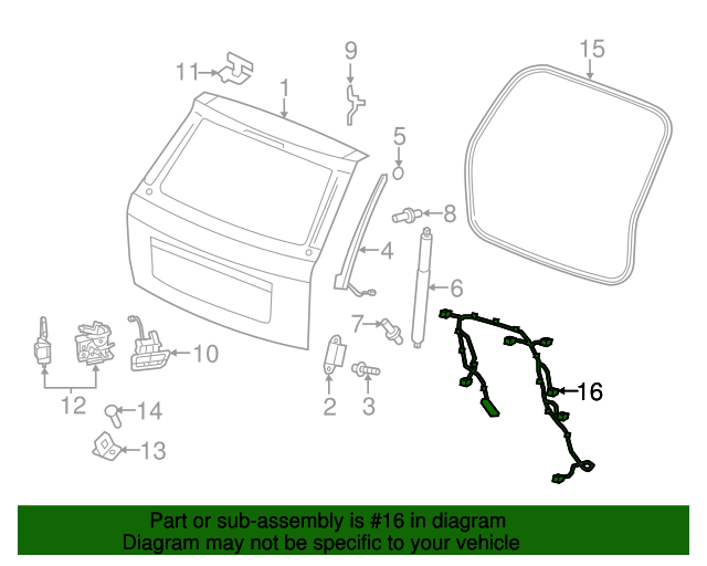2019-2020 Dodge Durango Wire Harness 68401347AA | TascaParts.com