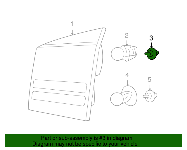2007-2020 Mopar Backup Lamp Bulb Socket 68036503AA | Mopar Parts Canada