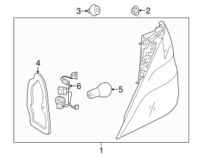 166-906-35-01 - Tail Light Assembly 2012-2015 Mercedes-Benz ...