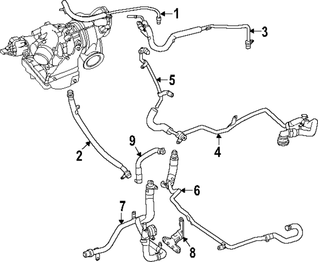 139-200-42-01 - Hose & Tube Assembly Bracket 2023-2024 Mercedes-Benz ...