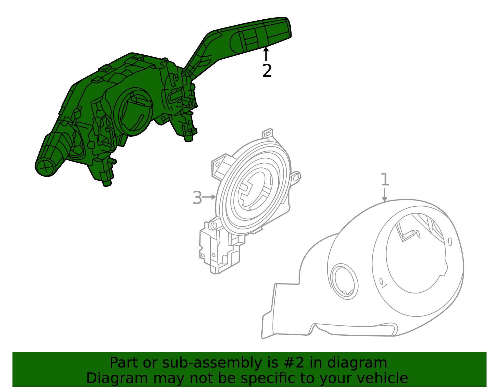 2021-2025 Nissan Multi-Function Switch 25560-6RR2A | My Nissan Part