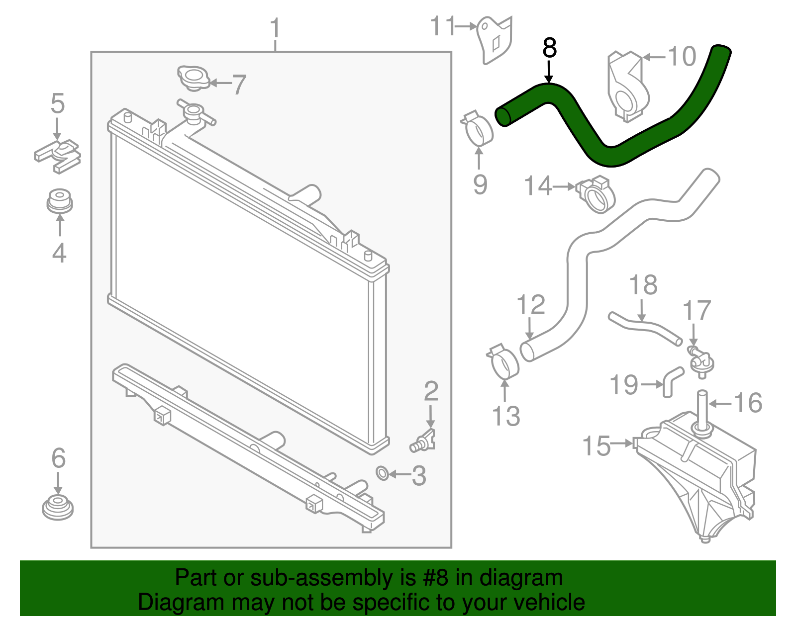 PYFB-15-18X - High-Quality Upper Hose for 2018-2024 Mazda CX-5 ...