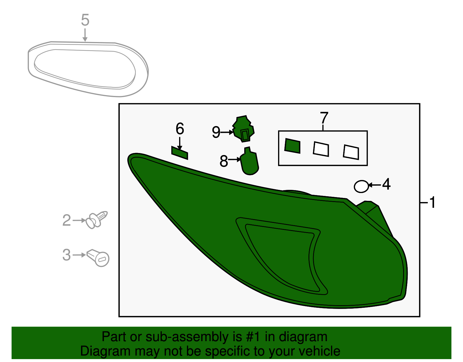 KA0G-51-160B - Tail Lamp Assembly 2016 Mazda CX-5 | Bam Wholesale Parts