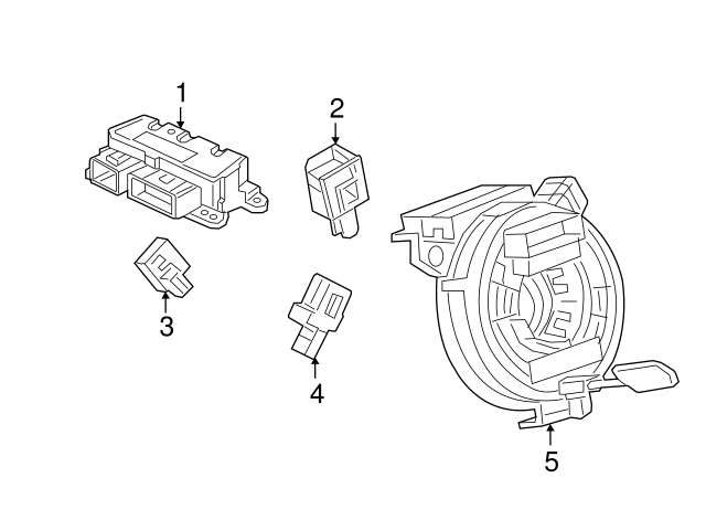 2017 Chevrolet Bolt EV Airbag Side Impact Sensor 13596913 ...
