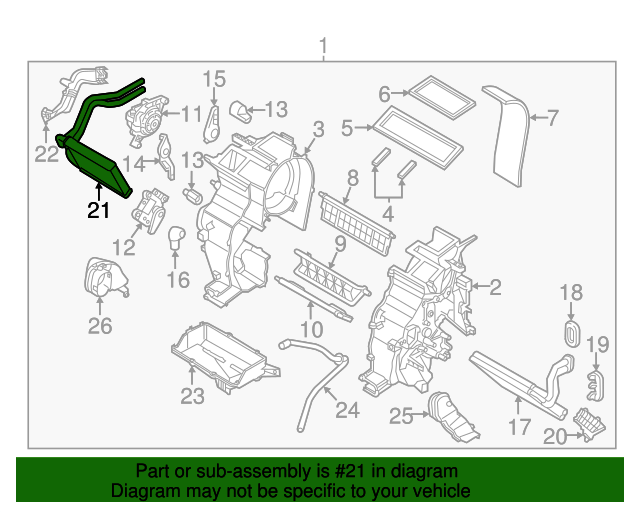 97138-1W000 - Heater Core 2012-2017 Kia Rio | Kia.Parts Store