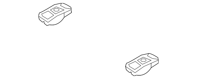 2018 Toyota Camry Child Restraint Anchor Plate Bezel 73717-33090-C0 ...