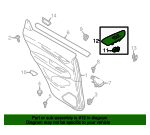 Mazda CX5 Genuine Mazda Door Trim Panel Upper Clip KB7W-68-AB1 Mazda ...