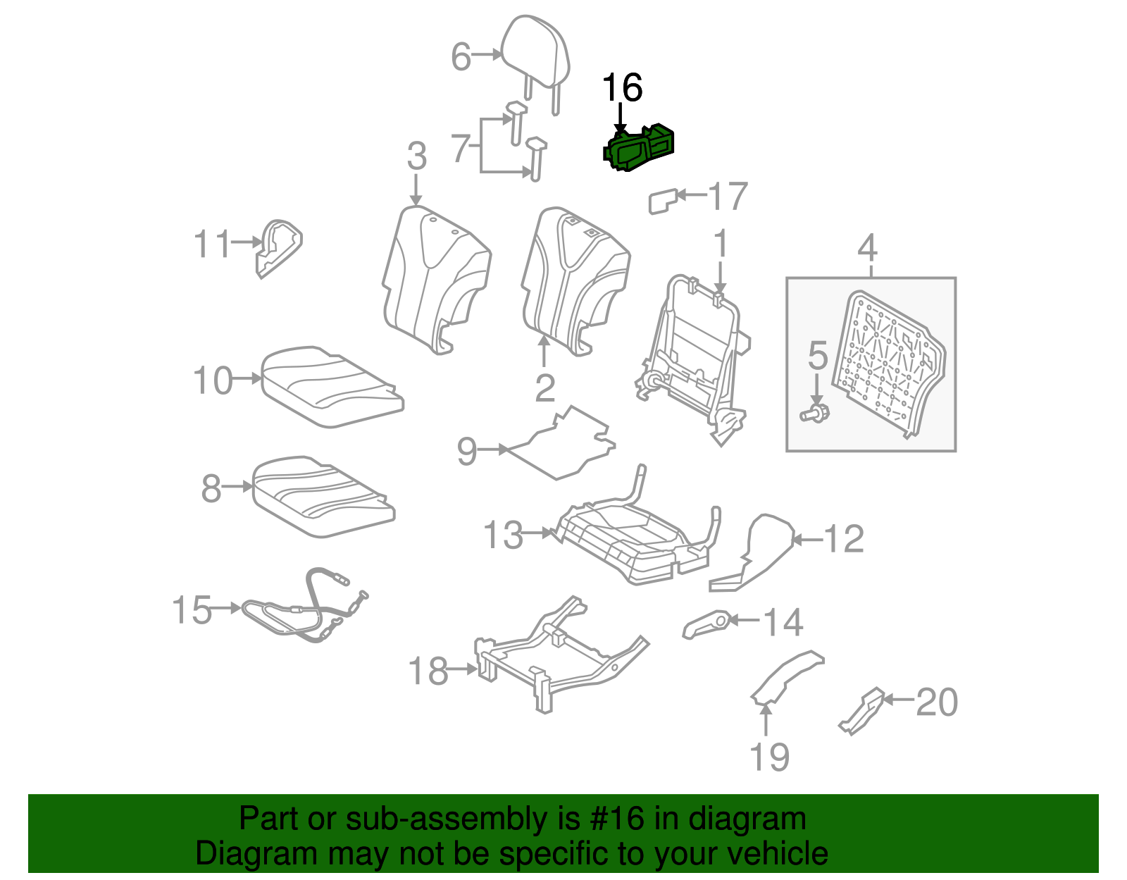 2013-2015 Toyota Venza 2013-2015 Toyota Venza - Release Handle 72058 ...