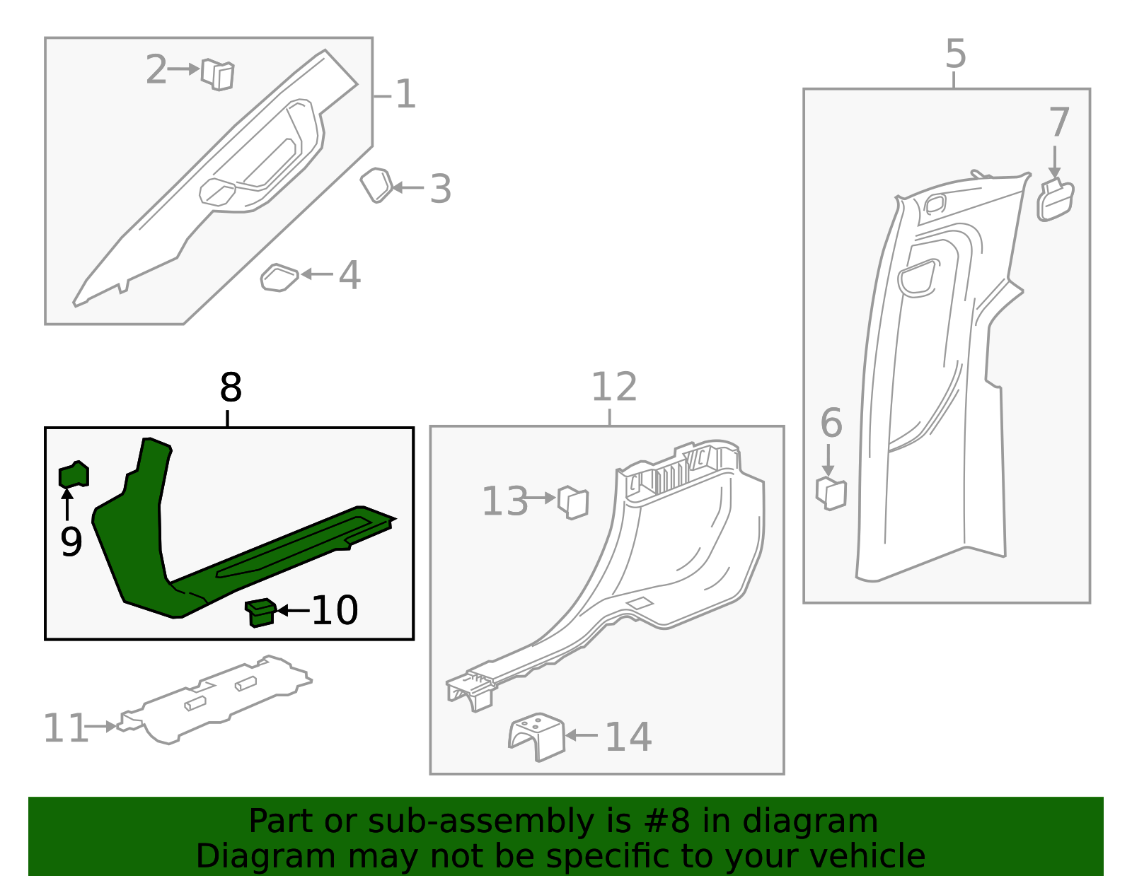 2019-2025 GM Front Sill Plate 84874312 | Chevy OEM Parts