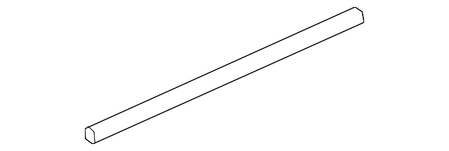 84796475 - Front Passenger Side Door Window Inner Sealing Strip 2018 ...