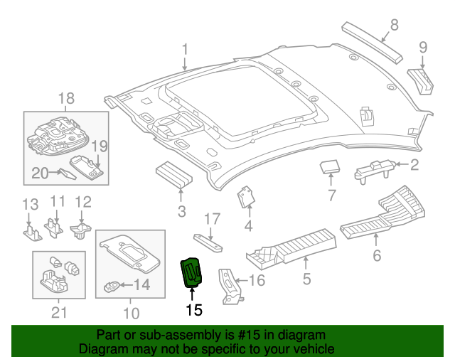 222-810-00-40-9051 - Coat Hook 2015-2023 Mercedes-Benz ...
