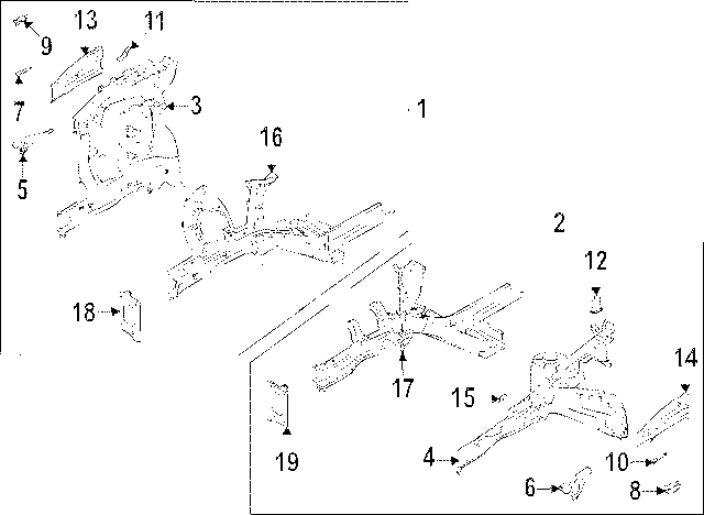2021 Kia Seltos Front Mount Bracket 64587-Q5000 | TascaParts.com