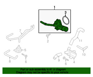 2013-2020 Ford OEM NEW 2013-2020 Ford Fusion Water Pump Assembly DS7Z ...