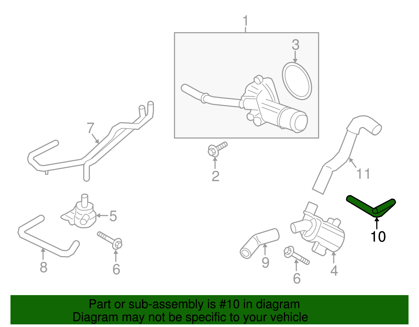 2013-2020 Ford Return Hose DS7Z-8A577-B | AutoNationParts.com