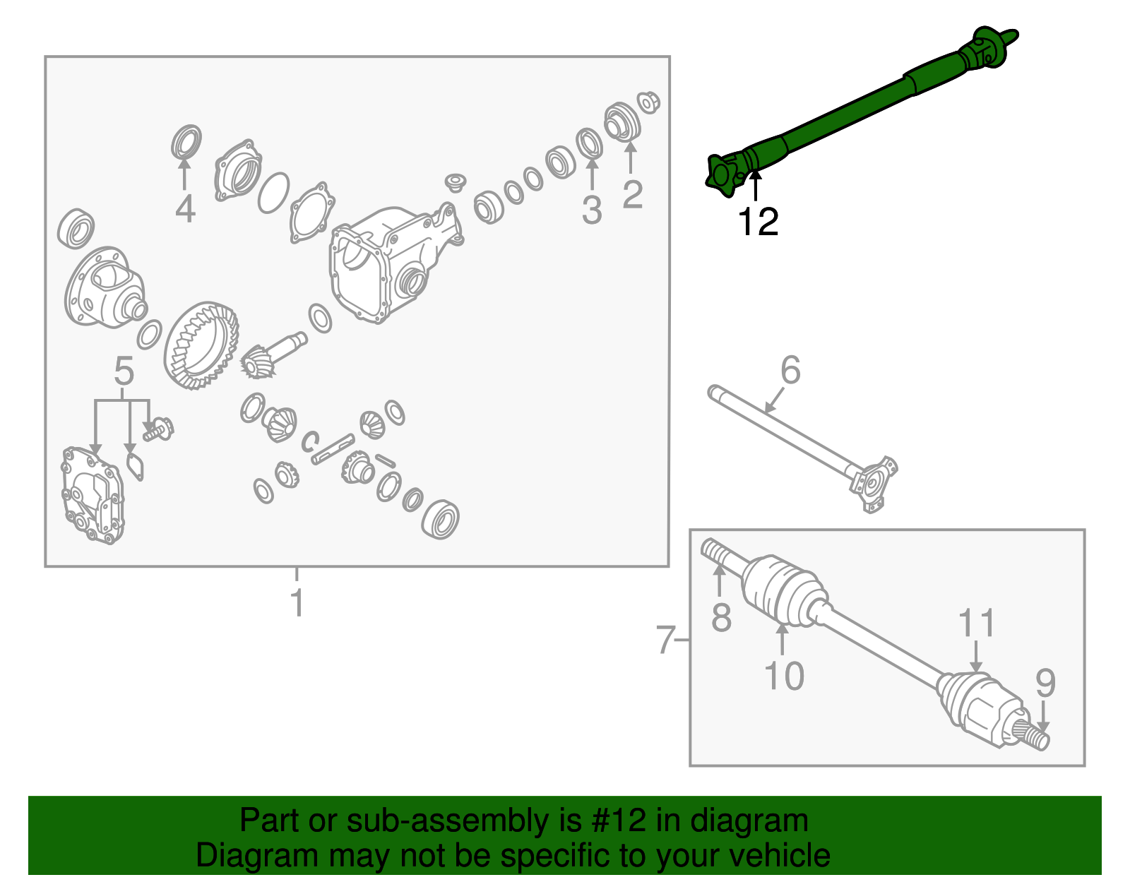 37200-4HZ0B - Drive Shaft 2016-2019 Infiniti | AutoNation Parts