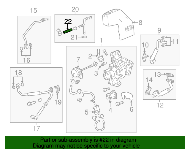 2013-2022 GM Engine Coolant Air Bleed Hose 12634280 GM | GMPartsDirect.com