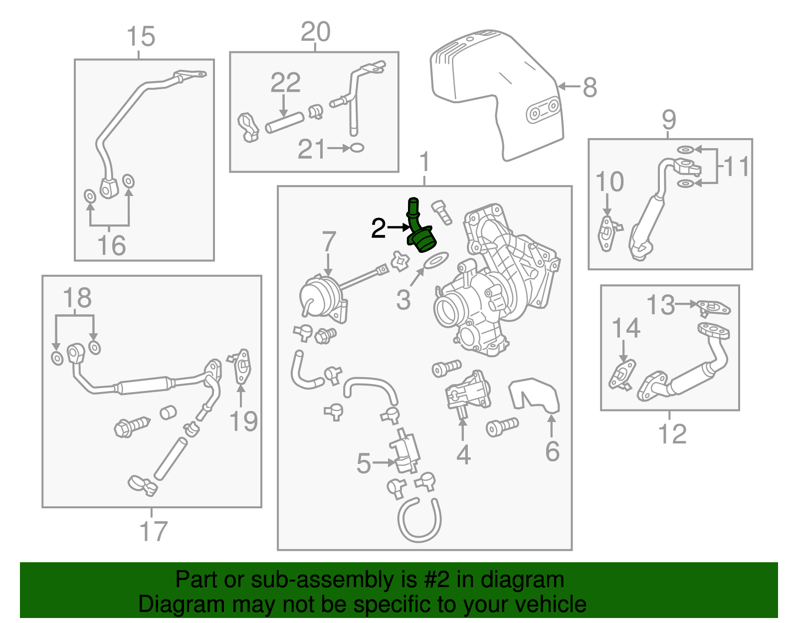 19434579 - Positive Crankcase Ventilation (PCV) Tube Big 3 Auto Parts