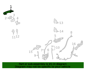 2019-2024 GM Chrome Front Exterior Door Handle 84807767 GM ...