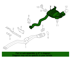 18-30-7-599-744 - Rear Muffler - 2011-2013 BMW | Buy BMW Parts Now