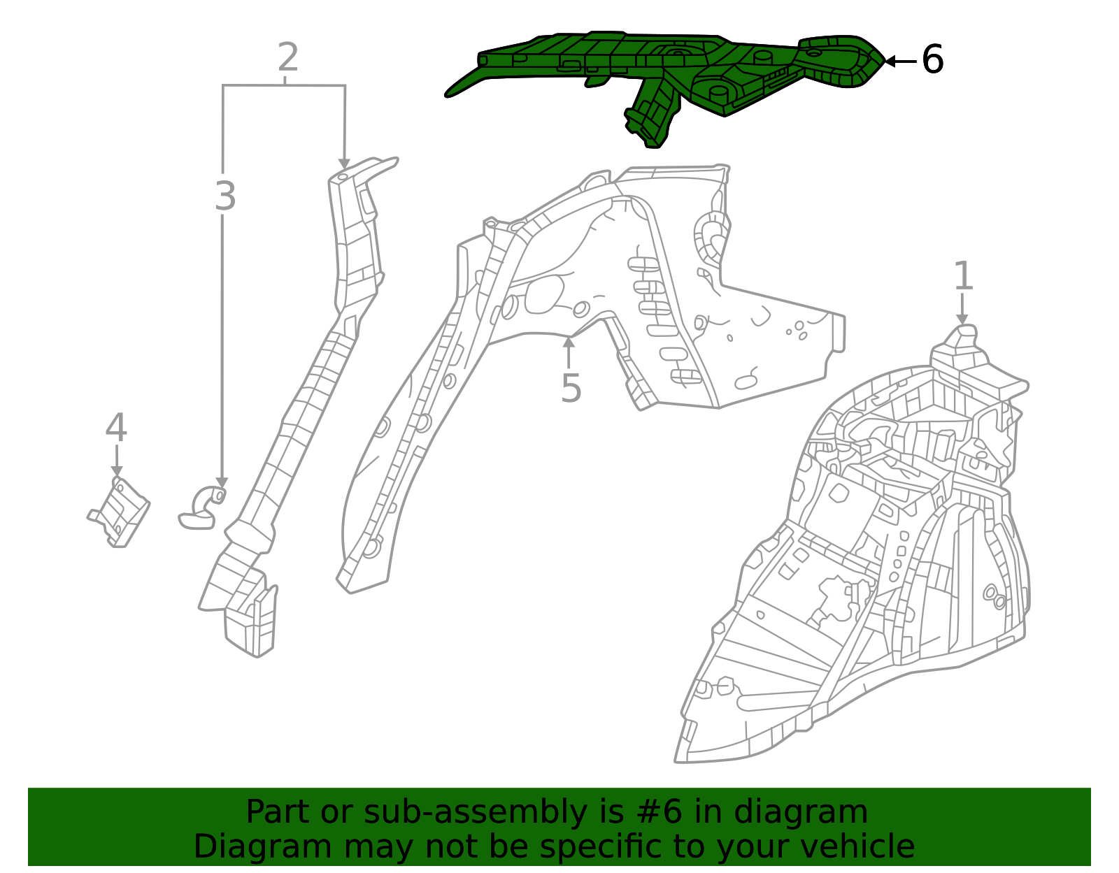 64310-T20-A00ZZ - 2022-2025 Honda Civic - Panel Reinforced | Genuine ...