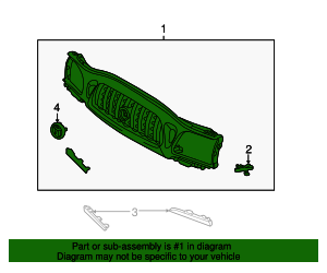 2001-2004 Toyota Tacoma Grille 5310004240 | AutoNationParts.com