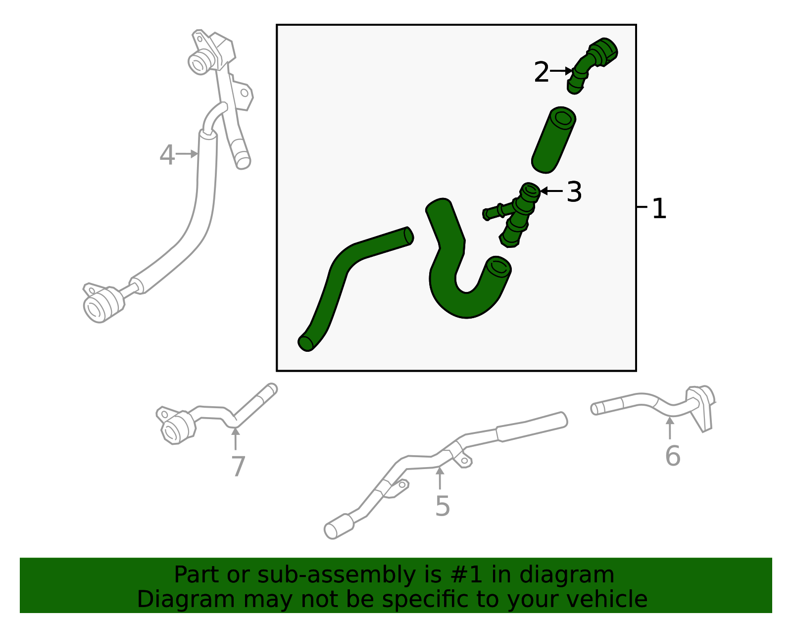 2015-2024 Volkswagen Heater Hose 5Q0-122-073-AB | OEM VW Parts Haus