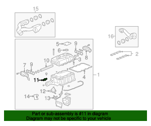 1985-2009 GM Air Cleaner Temperature Sensor 25036751 GM | GMPartsDirect.com